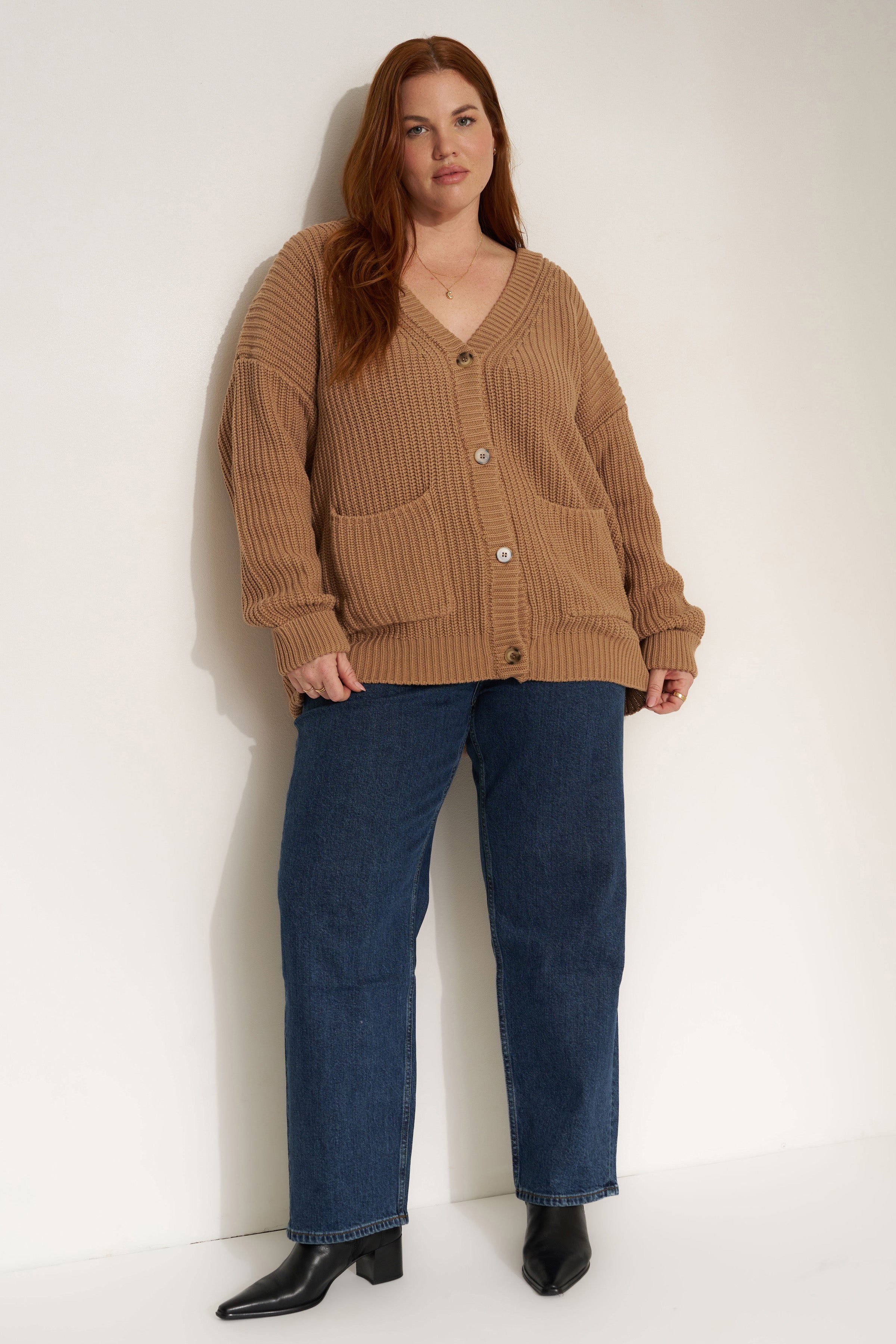 The Cardigan - Camel – Callahan Knitwear