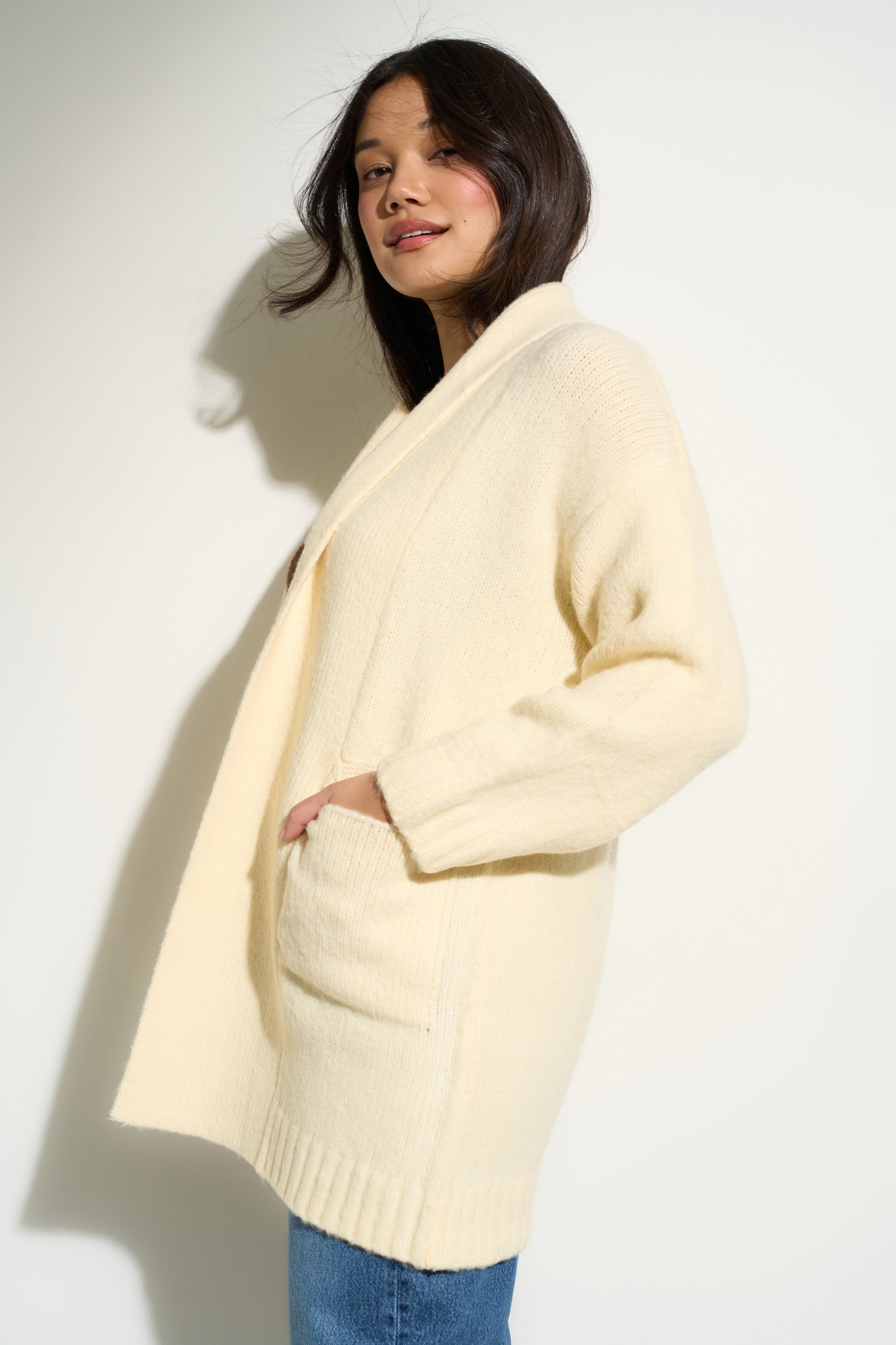 Juliet Cardigan - Creme – Callahan Knitwear