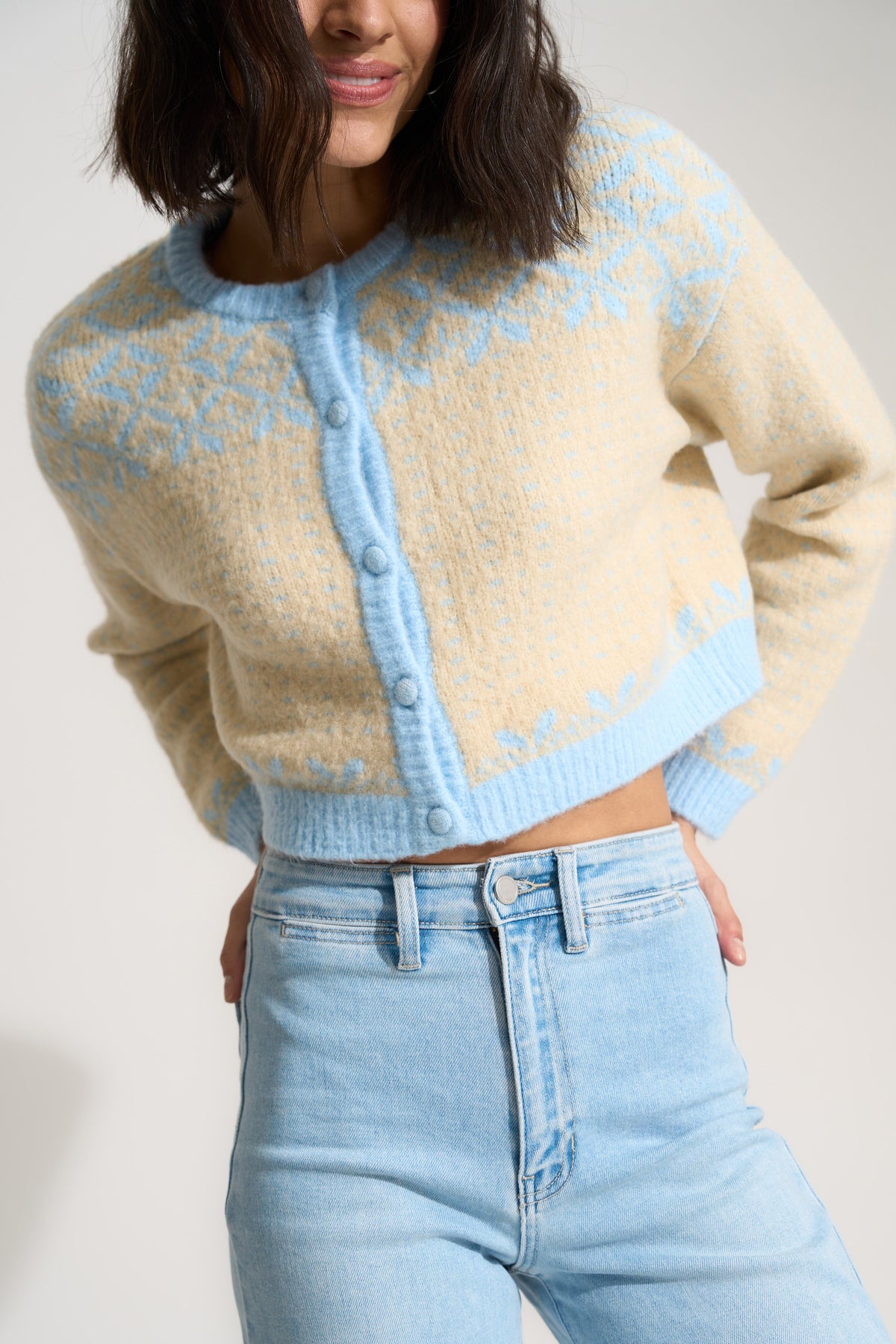 Maeve Cardgain - Creme – Callahan Knitwear