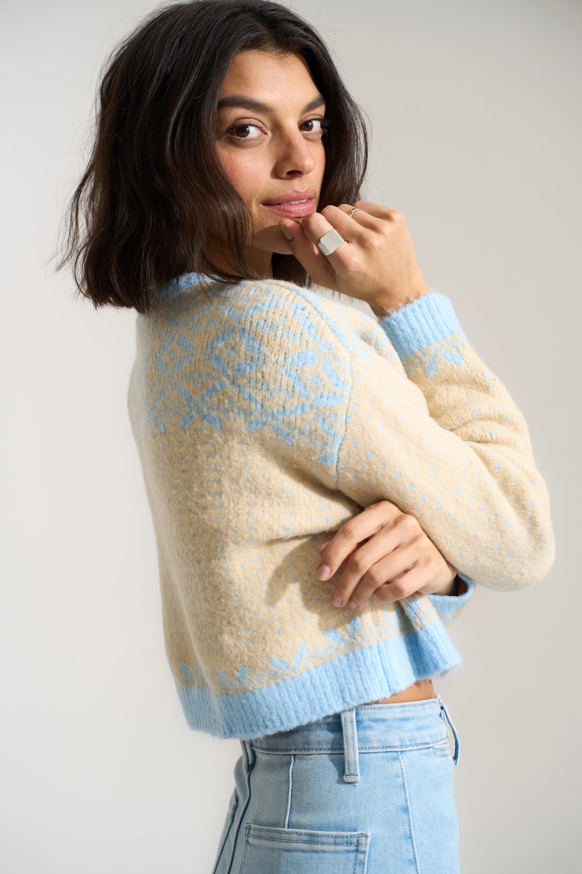 Maeve Cardgain - Creme – Callahan Knitwear
