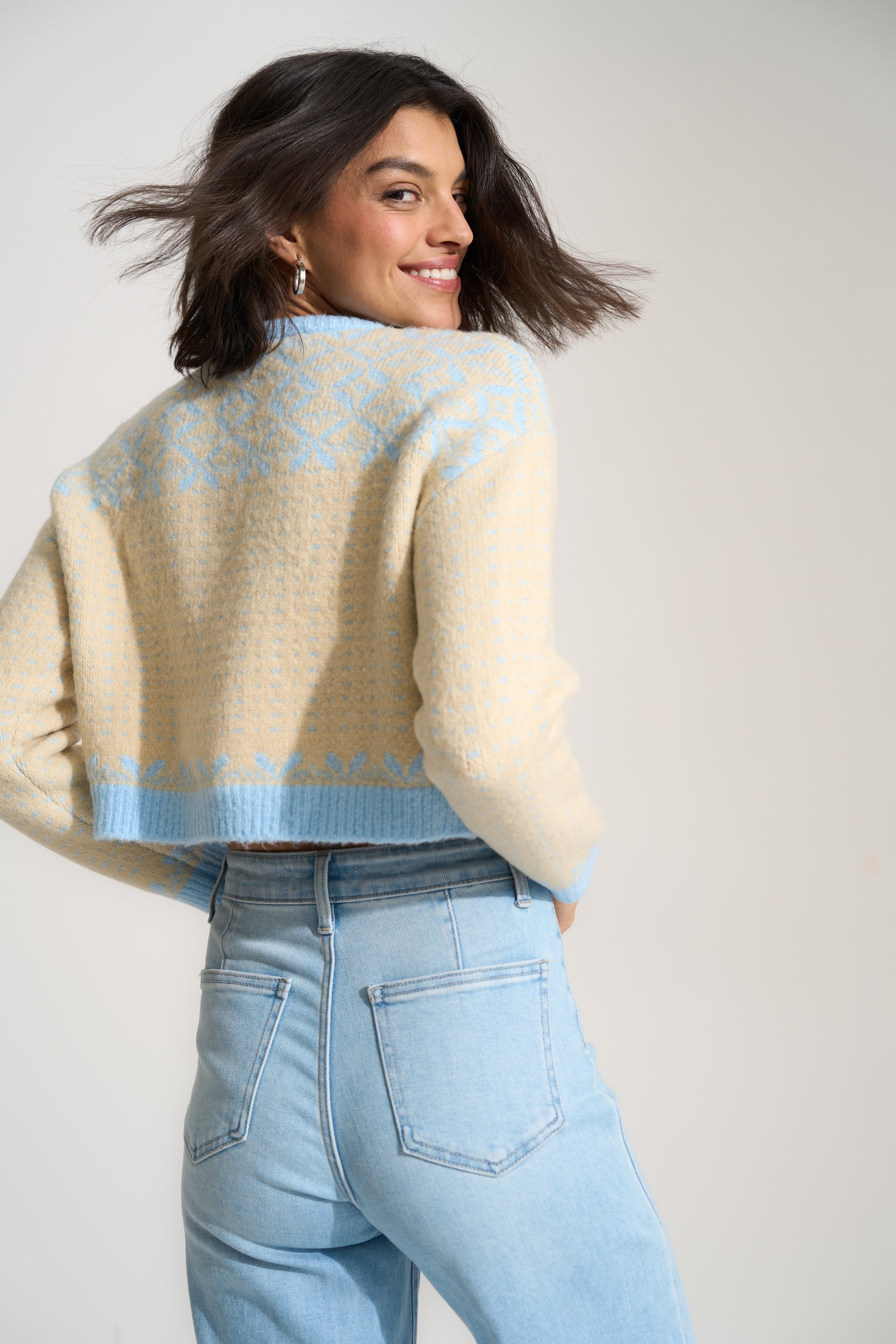 Maeve Cardgain - Creme – Callahan Knitwear